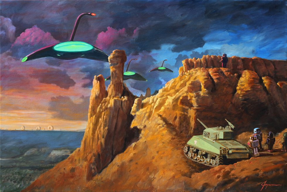 Galleries for Gallery Artist Eric Joyner Painter of Robot and Donuts ...